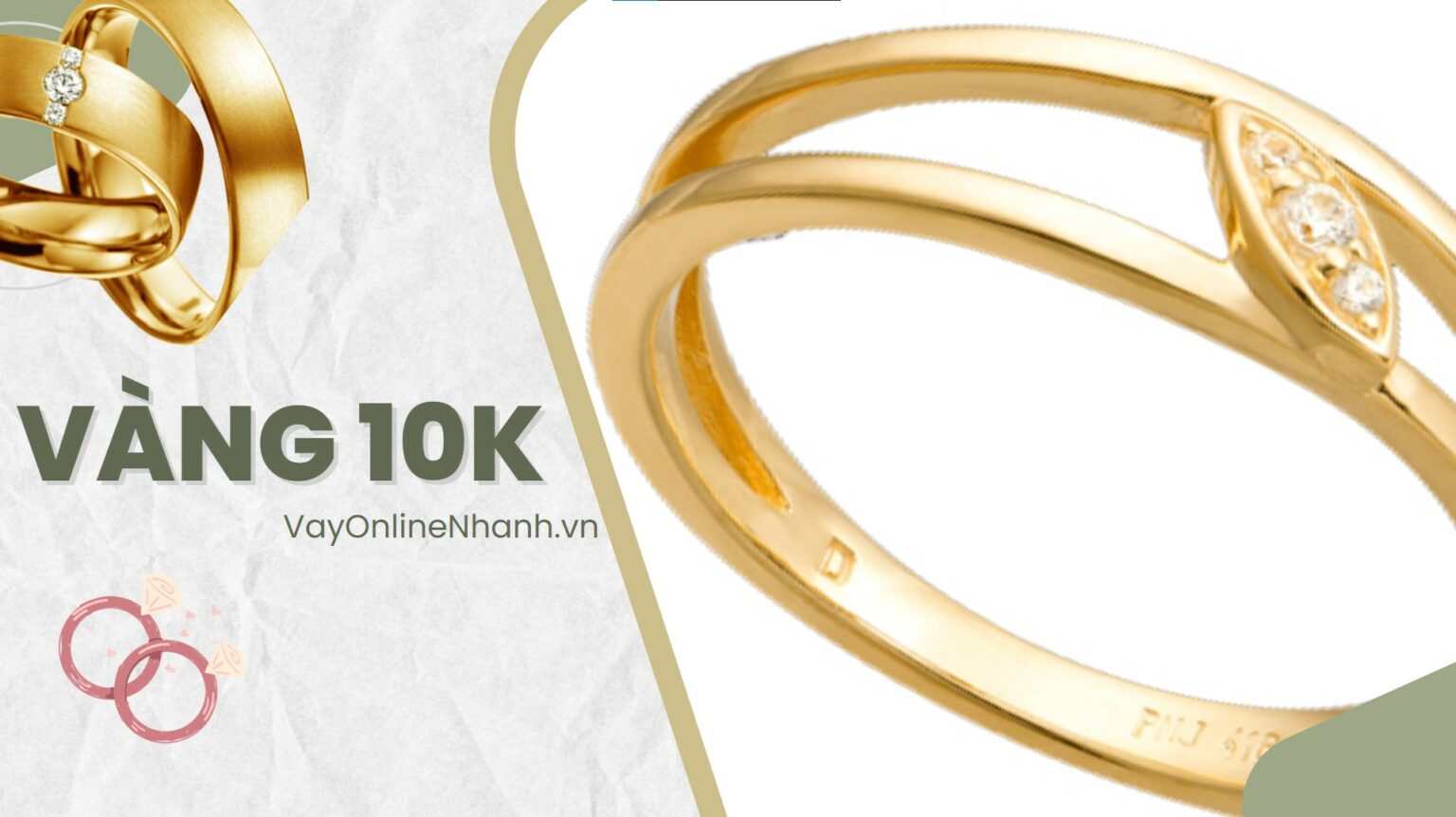 Vàng 10k là vàng gì, giá bao nhiêu, có bị xỉn màu không?